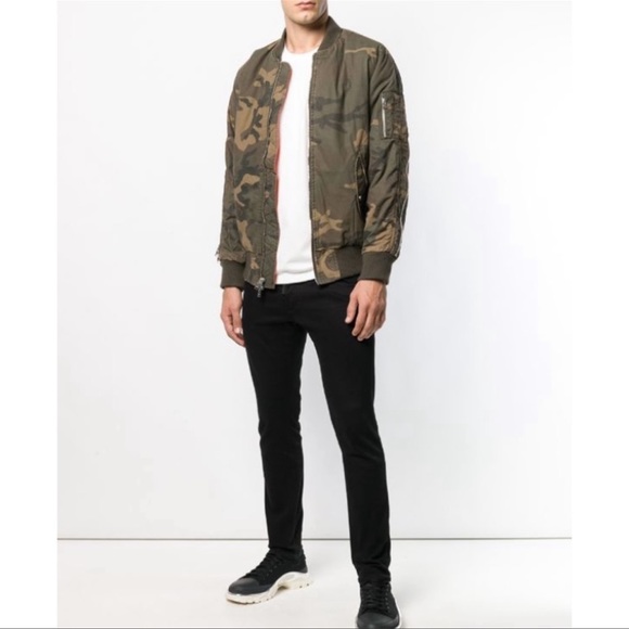 Stampd | Jackets & Coats | New Stampd Military Print Bomber Jacket ...